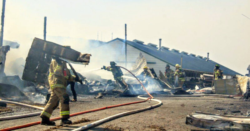 Third alarm fire sends multiple fire crews to Greene Township | News ...